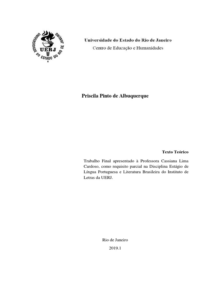 Capa UERJ | PDF