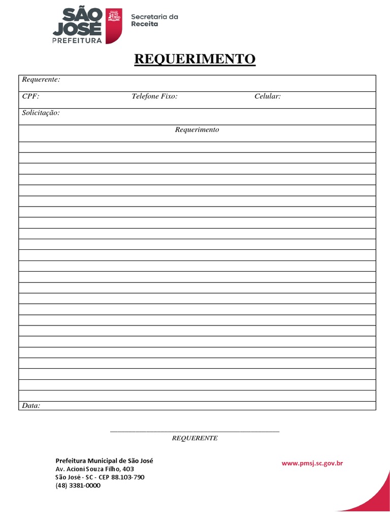 Requerimento | PDF