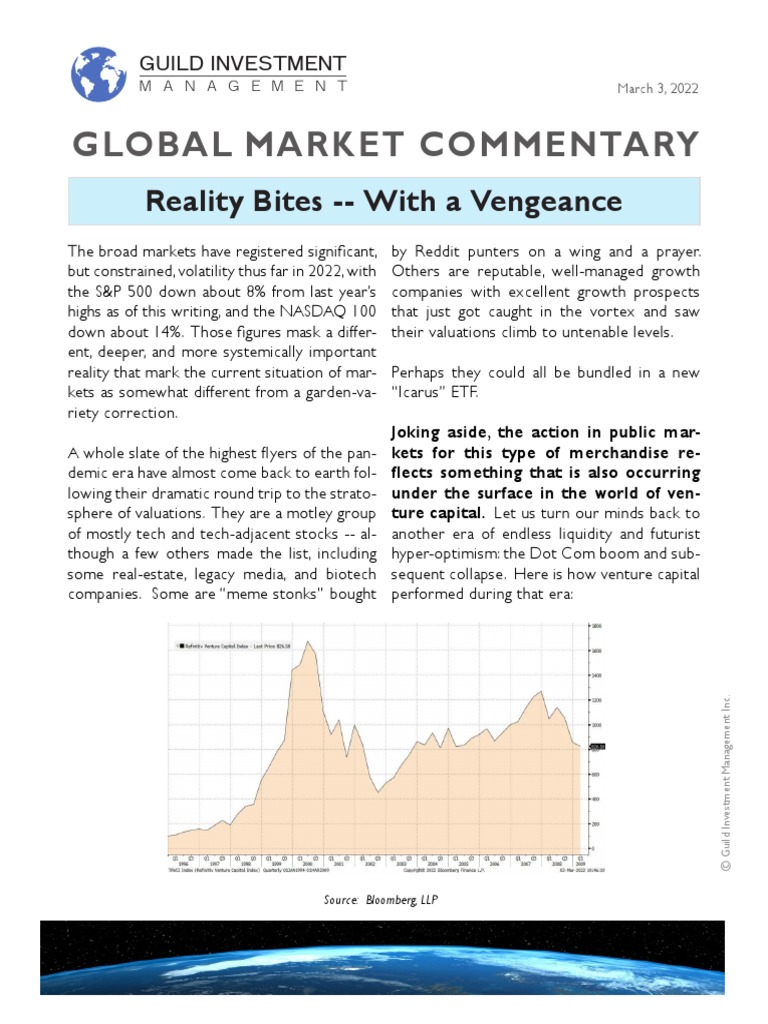 Guilds Global Market Commentary | PDF | Investing | Securities (Finance)