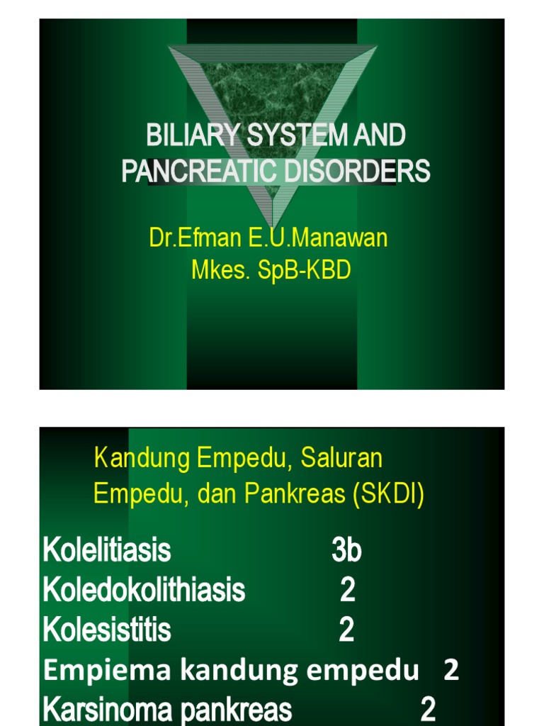 Biliary System and Pancreatic Disorder | PDF | Pancreatic Cancer ...