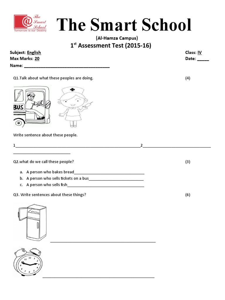 Class 4 Paper | PDF