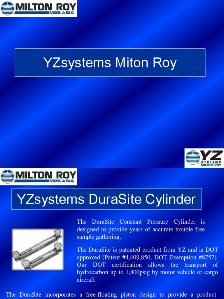 YZ Durasite & Spun Cylinder | PDF | Valve | Gases