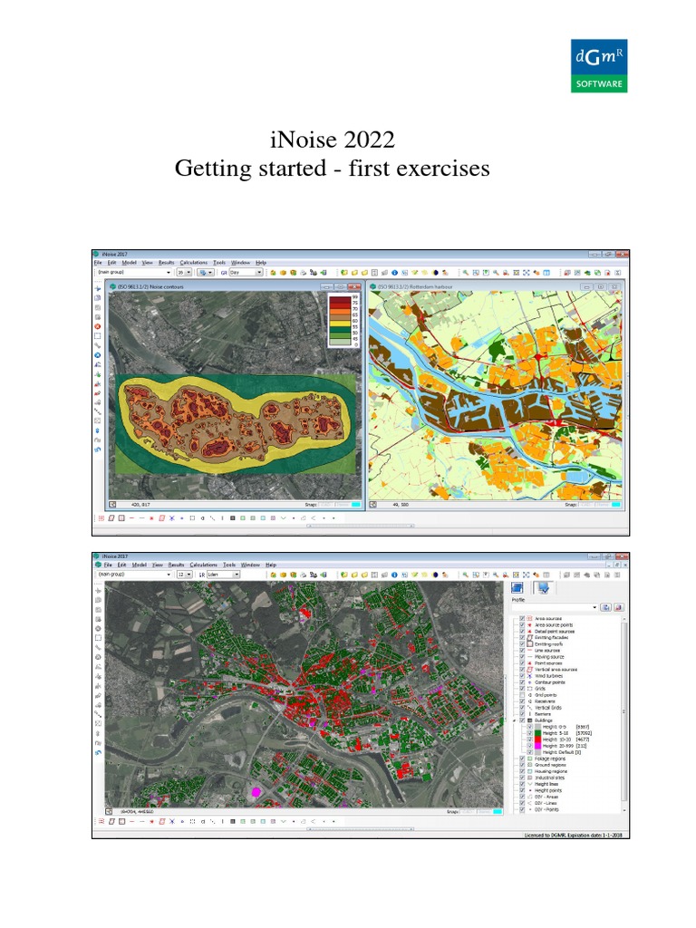 Introduction to the iNoise Modeling Software: An Overview of Basic Model Organization, Display ...