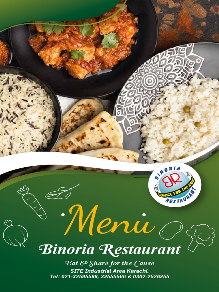 Binoria Menu 18-12-2022 | PDF | Food And Drink Preparation | Cooking