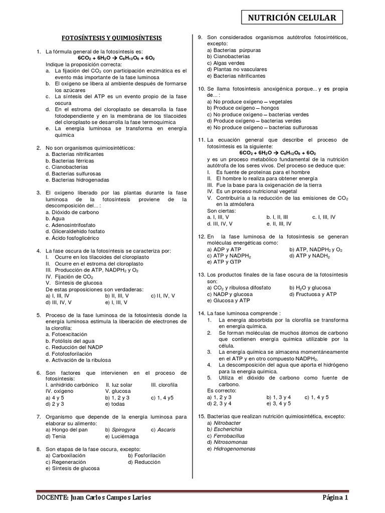 Sem4 - Practica-De-Nutricion-Celular | PDF | Respiración celular ...