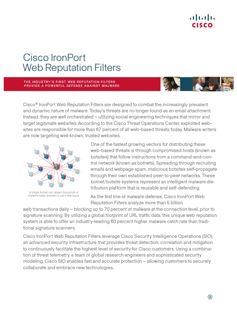 Ironport Wbrs Datasheet | PDF | World Wide Web | Internet & Web