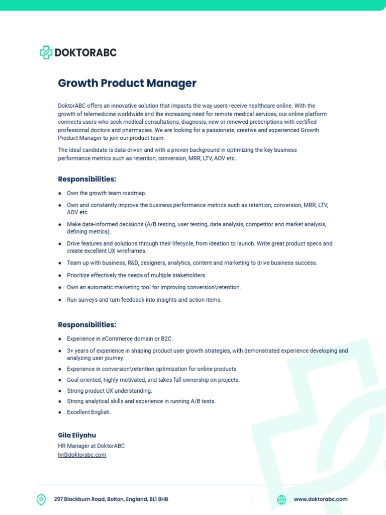 Growth Product Manager | PDF