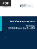 OSCE To Read | PDF | Nursing | Midwifery