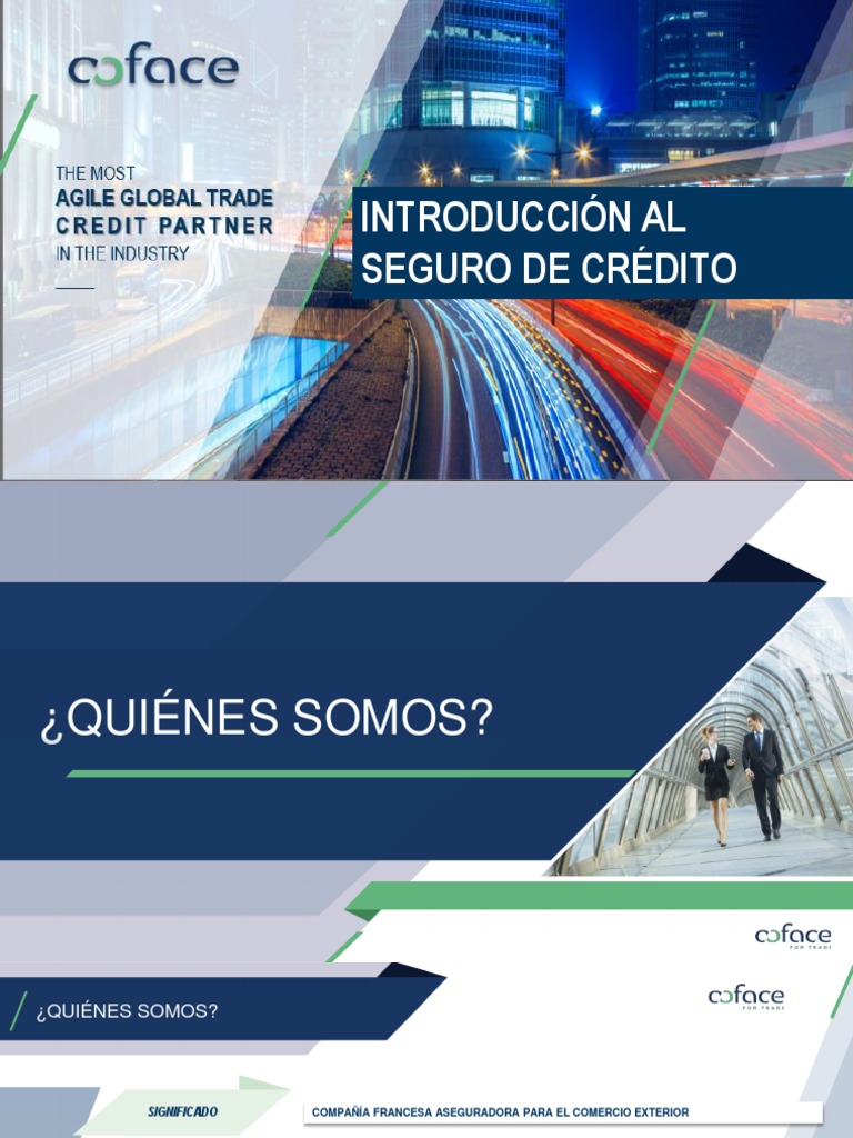PRESENTACIÓN - Introducción COFACE Seguro de Crédito 2021 | PDF | Economias