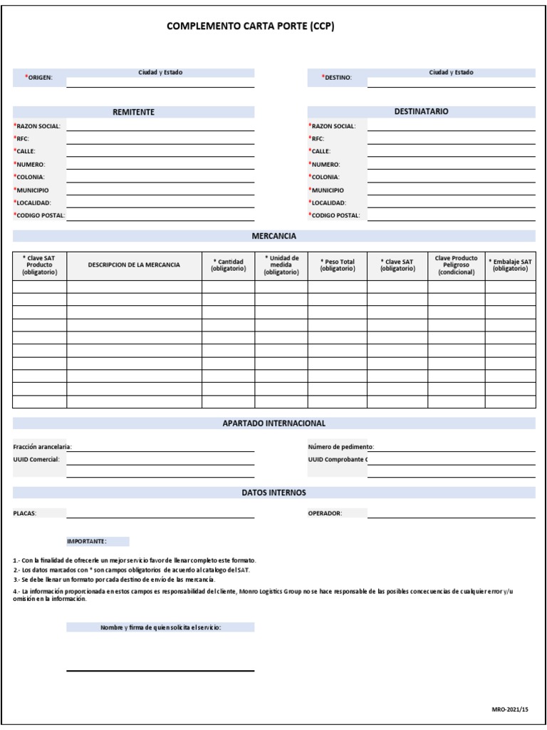 Optimización del Complemento Carta Porte | PDF | Informática