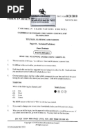 CXC BFT HANDBOOK For CSEC | PDF | Wood | Climate Change