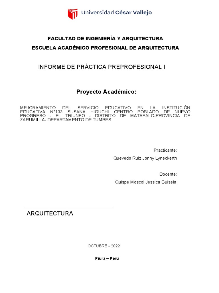 Practicas Ii Informe 3 | PDF