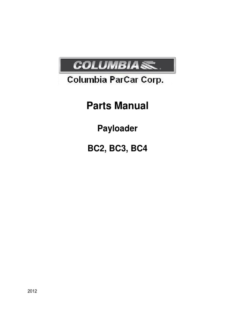 CPC - Manual - Parts - BC - Rev49 | PDF | Axle | Screw