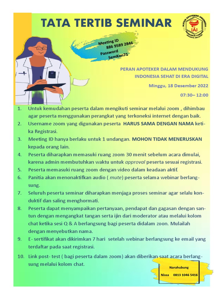 Tata Tertib Seminar | PDF