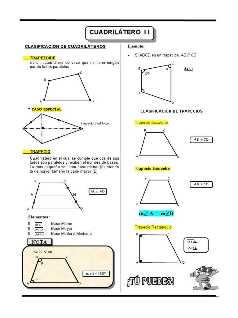 Cuadriláteros II | PDF | Formas geométricas | Geometría Elemental