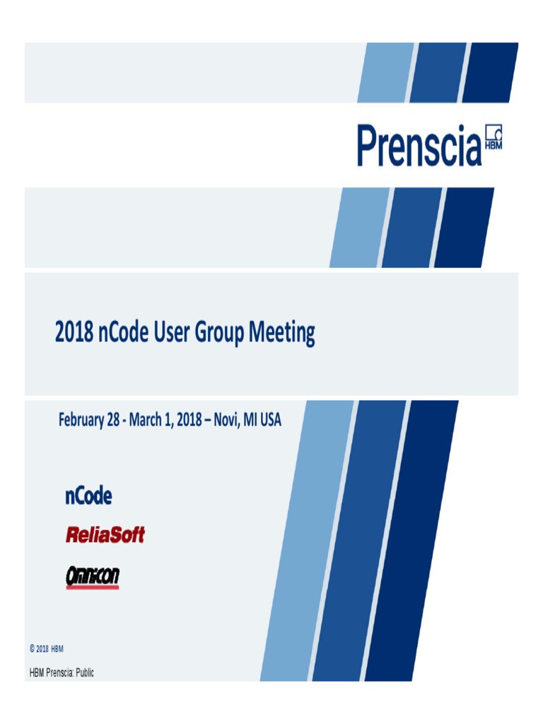 WholeLife - Halfpenny - HBM Prenscia - NCode UGM CAE 18 | PDF | Fatigue (Material) | Fracture
