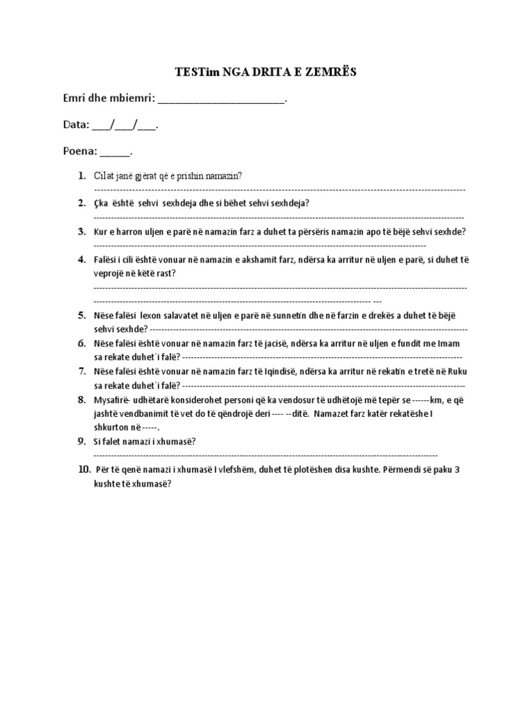 Testim Nga Drita E Zemrës Pdf