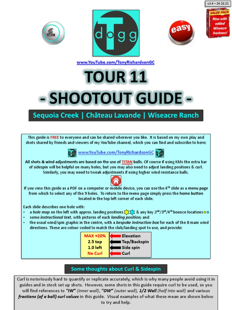 Tour 11 Shootout Guide v3.4 | PDF
