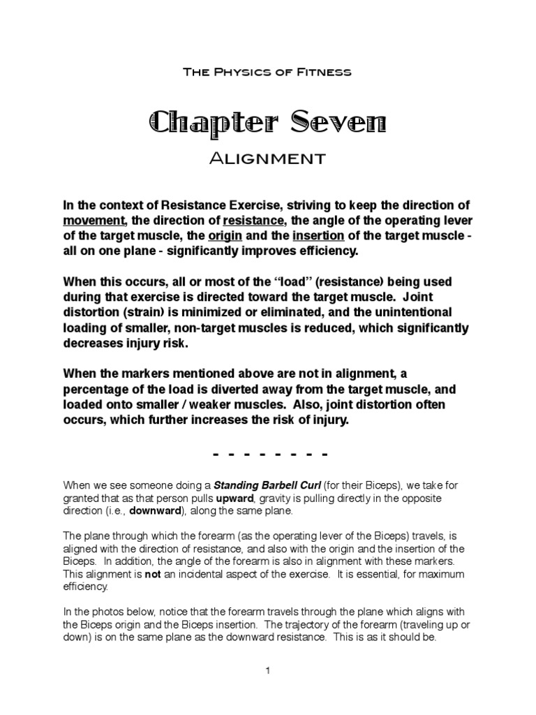 7 - Alignment | PDF | Shoulder | Anatomical Terms Of Motion