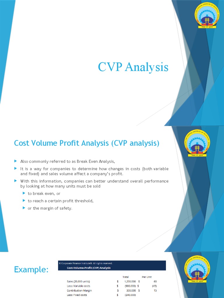Cvp Analysis Explained Pdf Pricing Income Statement