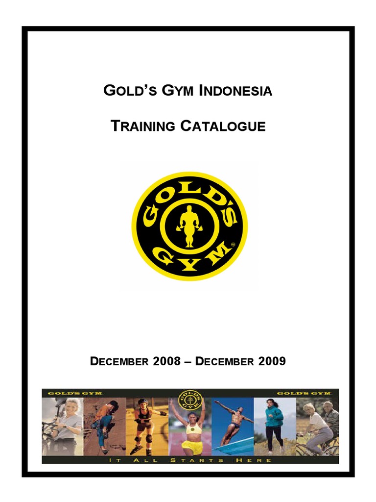 Training Catalogue - Gold's Gym - 20081112 | PDF | Personal Trainer | Sales