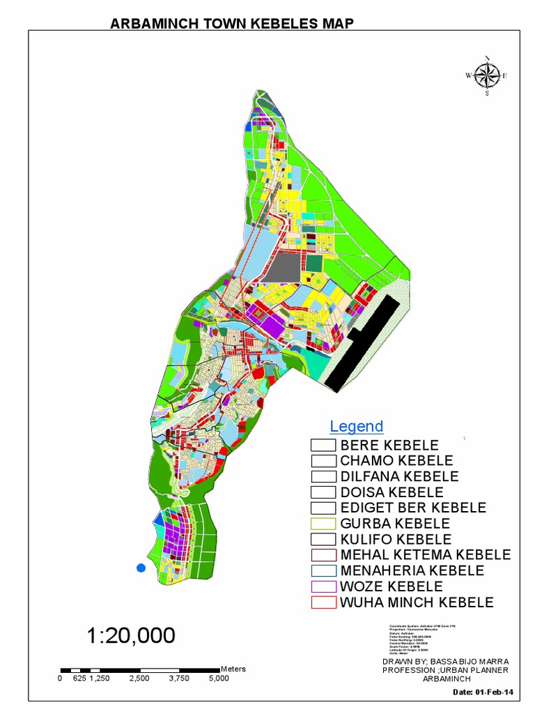 Kebeles Map | PDF | Metrology | Geodesy