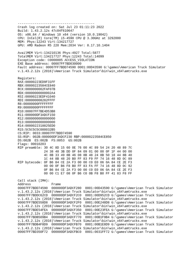 Game Crash | PDF | Computer Science | Computing Platforms