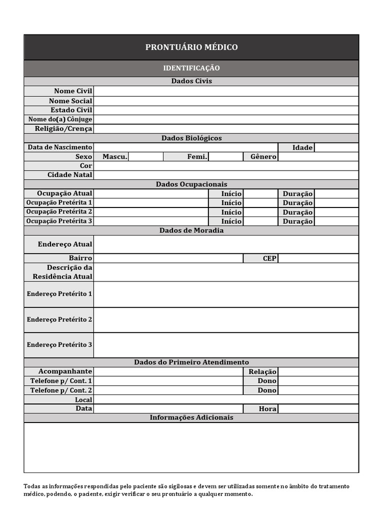 Prontuário Médico | PDF