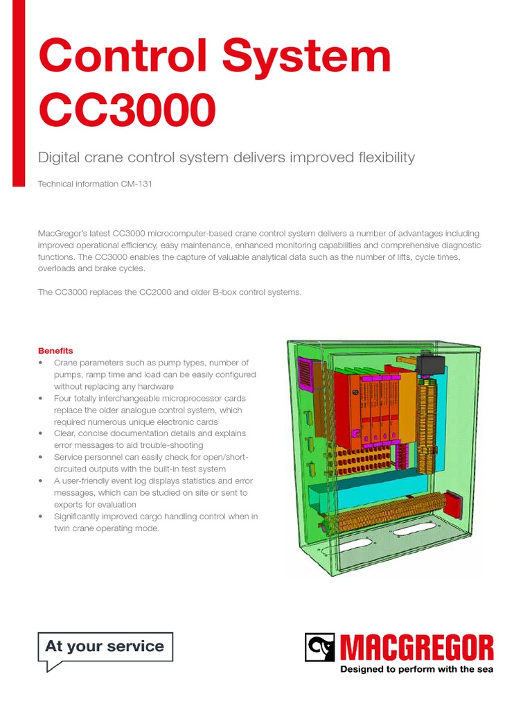 Control System CC3000 | PDF | Crane (Machine) | Pump