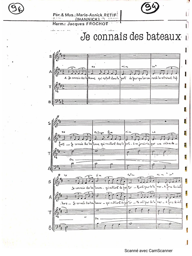 9.je Connais Des Bateaux | PDF