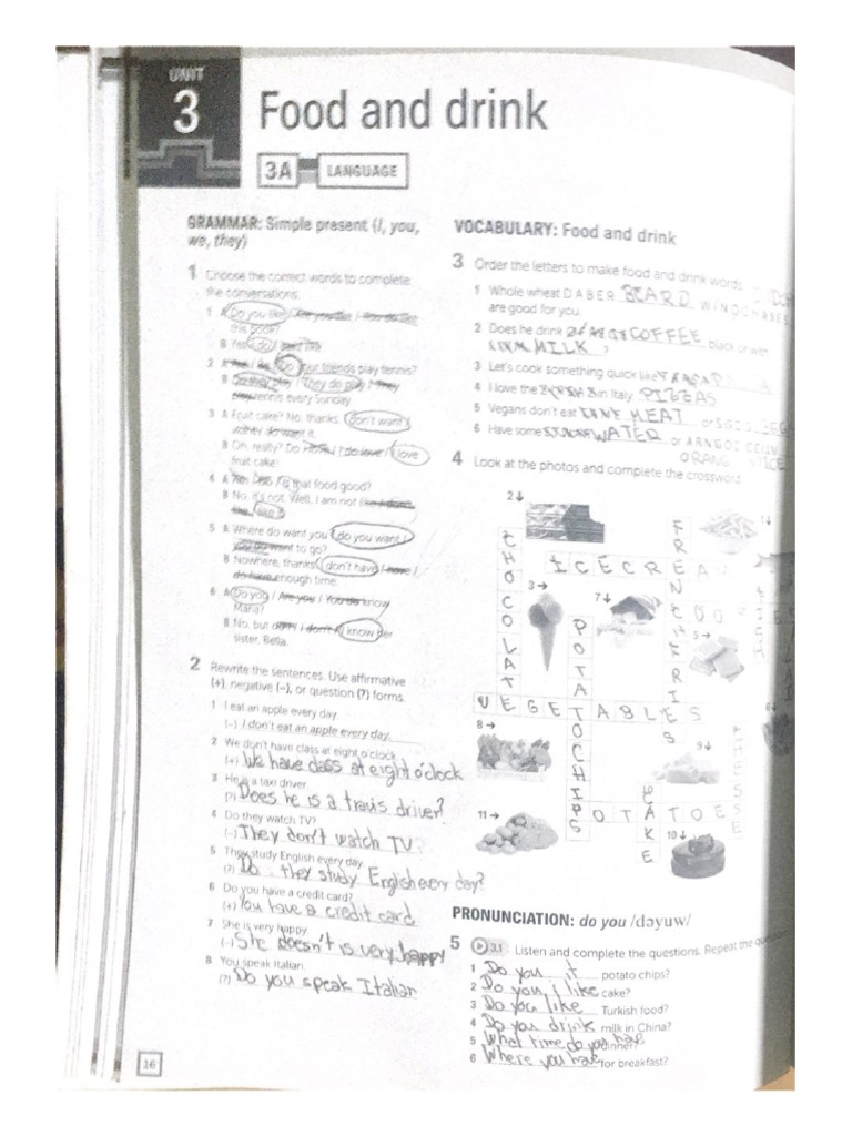 Unit 3 Workbook 3A-3B | PDF