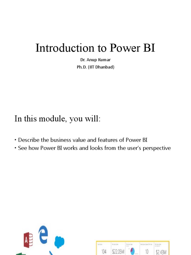 Power BI Introduction and Concepts | PDF | Software | Information Technology Management