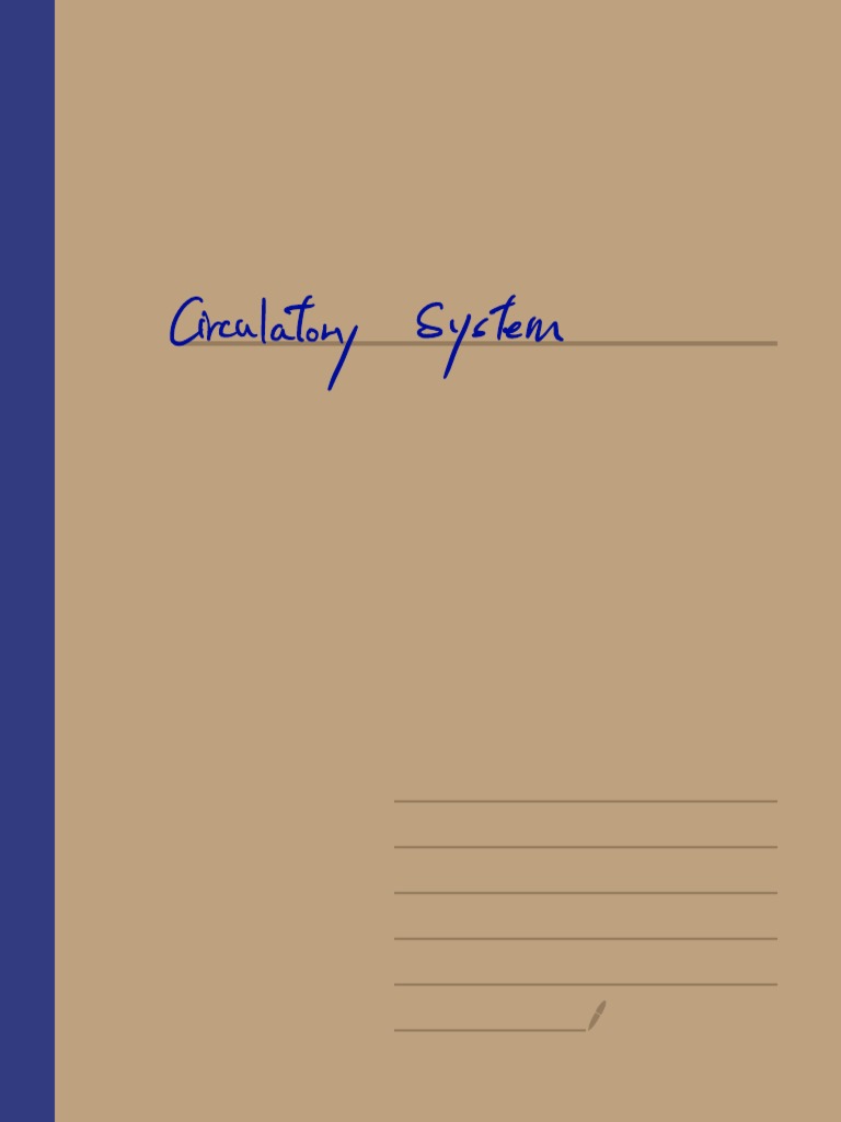 Histology Note of Circulatory System | PDF | Artery | Heart