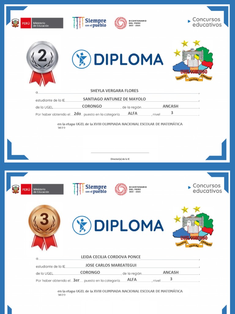 Diplomas ONEM 3 | PDF