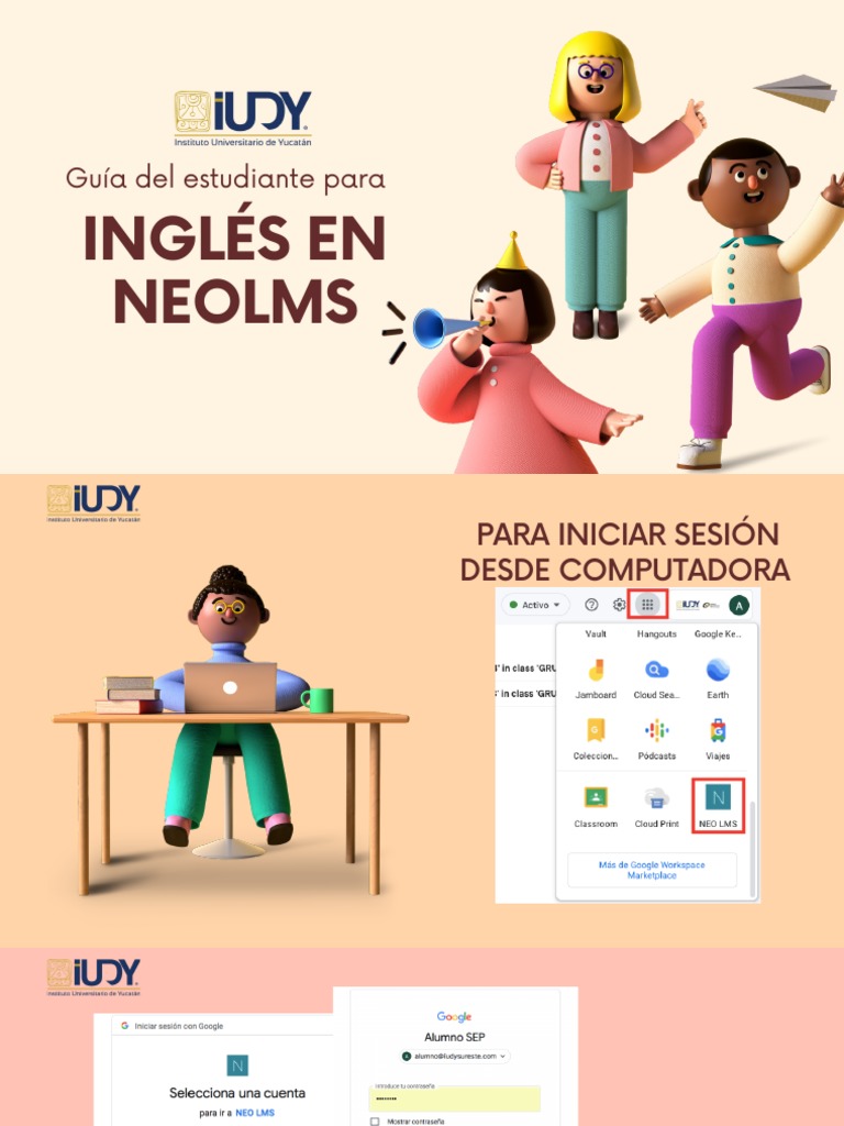 Guía de Inicio de Sesión Neo LMS | PDF