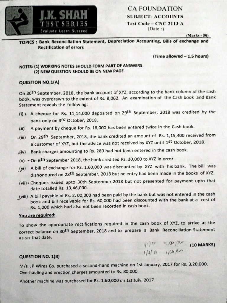 A1(13-12-22) Que | PDF | Banks | Cheque