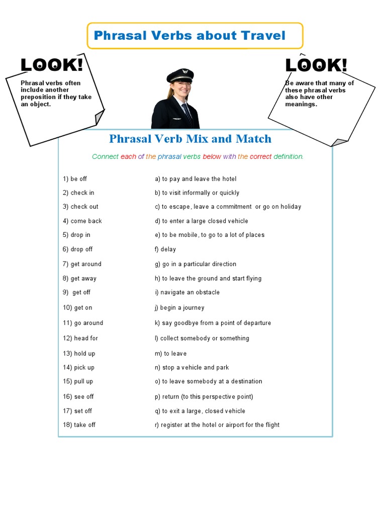 Phrasal-Verbs-About-Travelling-S 112066 | PDF | Airport