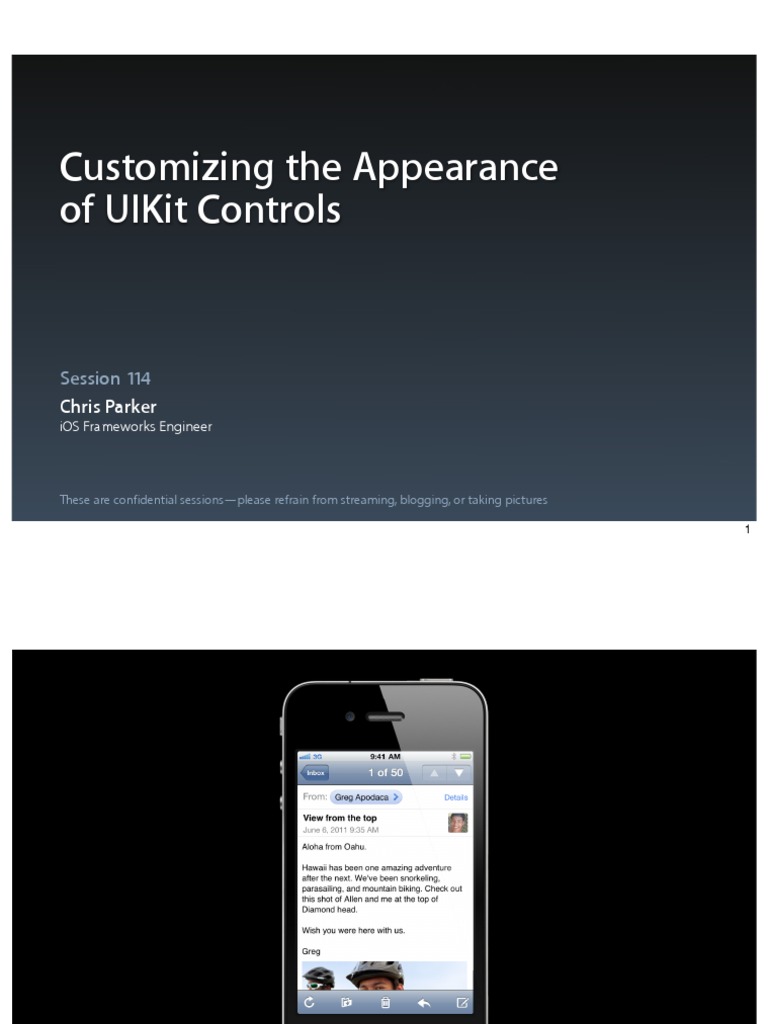114 Customizing The Appearance of Uikit Controls | Download Free PDF | Computing | Software