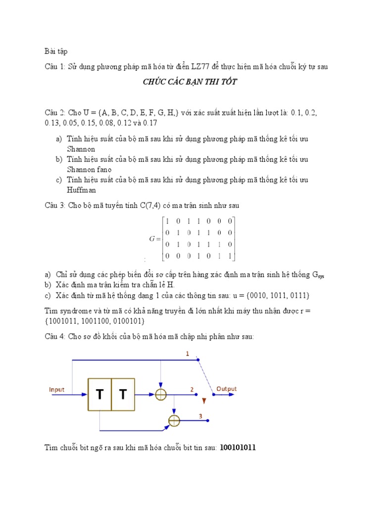 Bai Tap Cuoi Ky | PDF