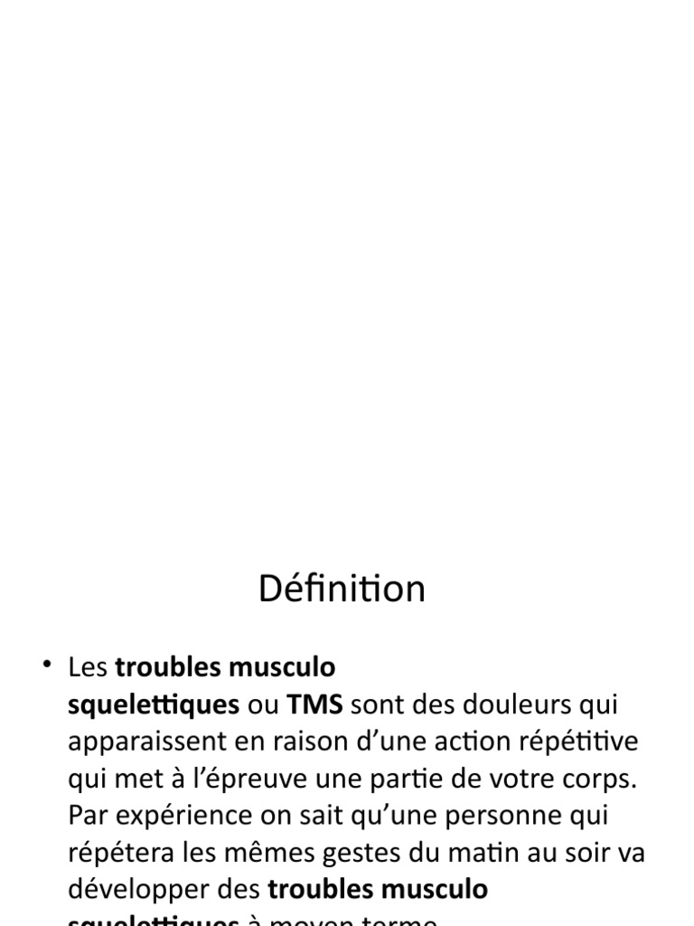 Présentation1 Tms | PDF