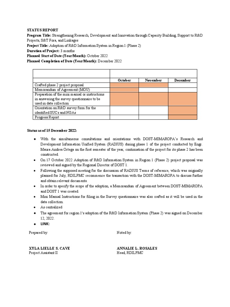 12.15.22 Phase 2 Progress Report | PDF