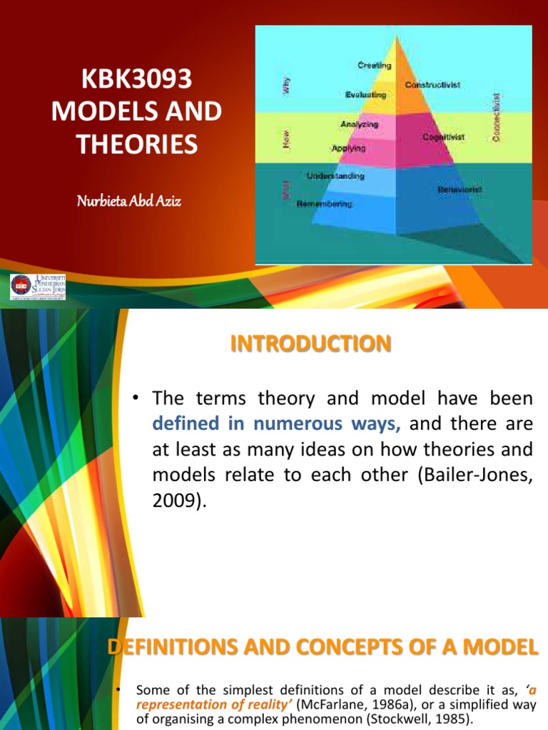 Theories and Models | PDF | Conceptual Model | Theory