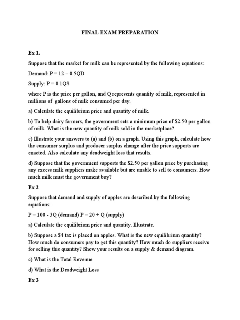 FINAL EXAM PREPARATION (DWL, Surplus) | PDF