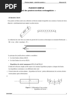 Chapitre 4 Flexion Composé | PDF | Flexion (matériau) | Résistance des matériaux