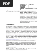 Modelo de Escrito Observacion de Liquidacion de Pensiones Devengadas | PDF | Liquidación | Bancos