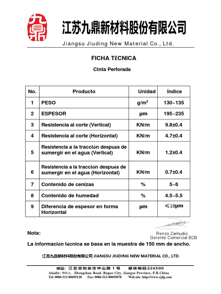 FT CINTA Perforada GYPLAC - Español | PDF