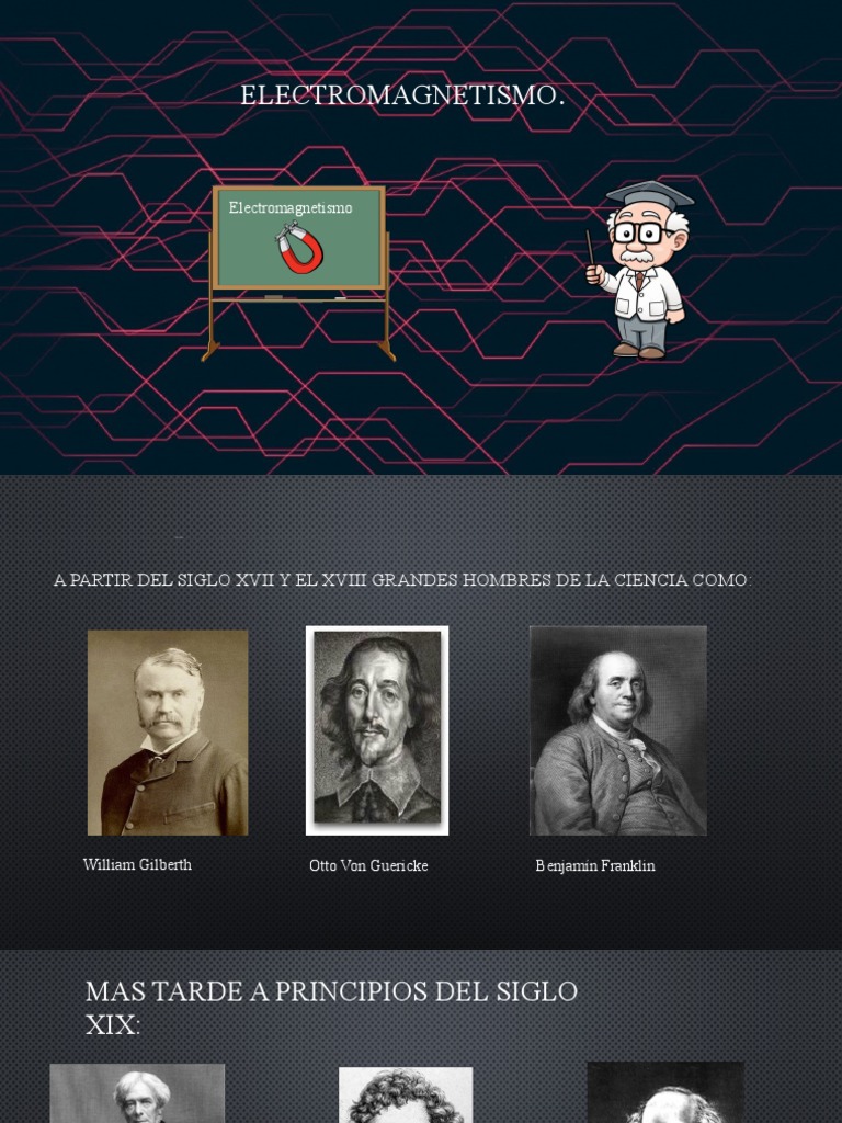 Historia y Leyes del Electromagnetismo | PDF | Campo magnético ...