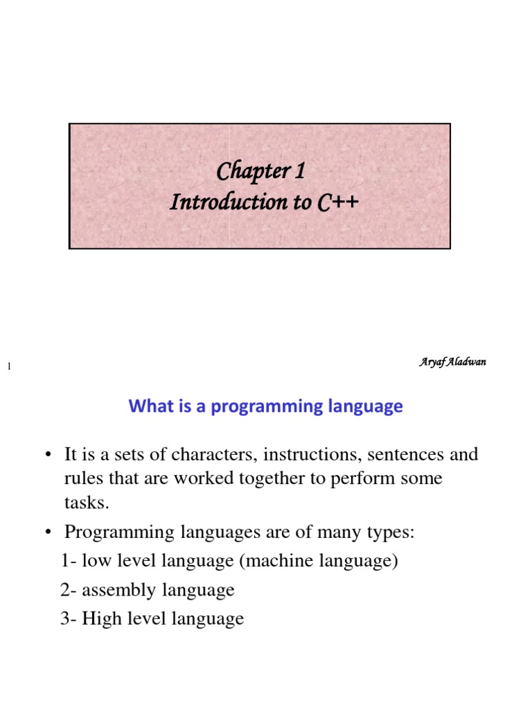 An Introduction to Programming with C++ | PDF | Integer (Computer Science) | Data Type