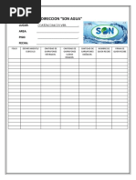 Bitacora de Cloro Residual | PDF