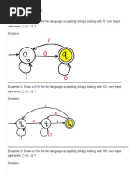 DFA Solved Examples | PDF | String (Computer Science) | Computer Science